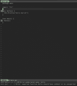 efm-langserverの設定について今更ながらやってみた(Go言語) | Input中心のブログ